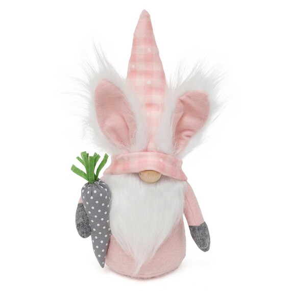 Easter Gnome With Carrot Bunny Ears Easter Basket - Etsy