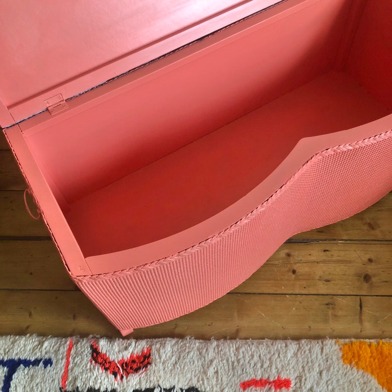 Lloyd Loom Wicker LARGE Storage Trunk Bed Box Bedding | Etsy UK