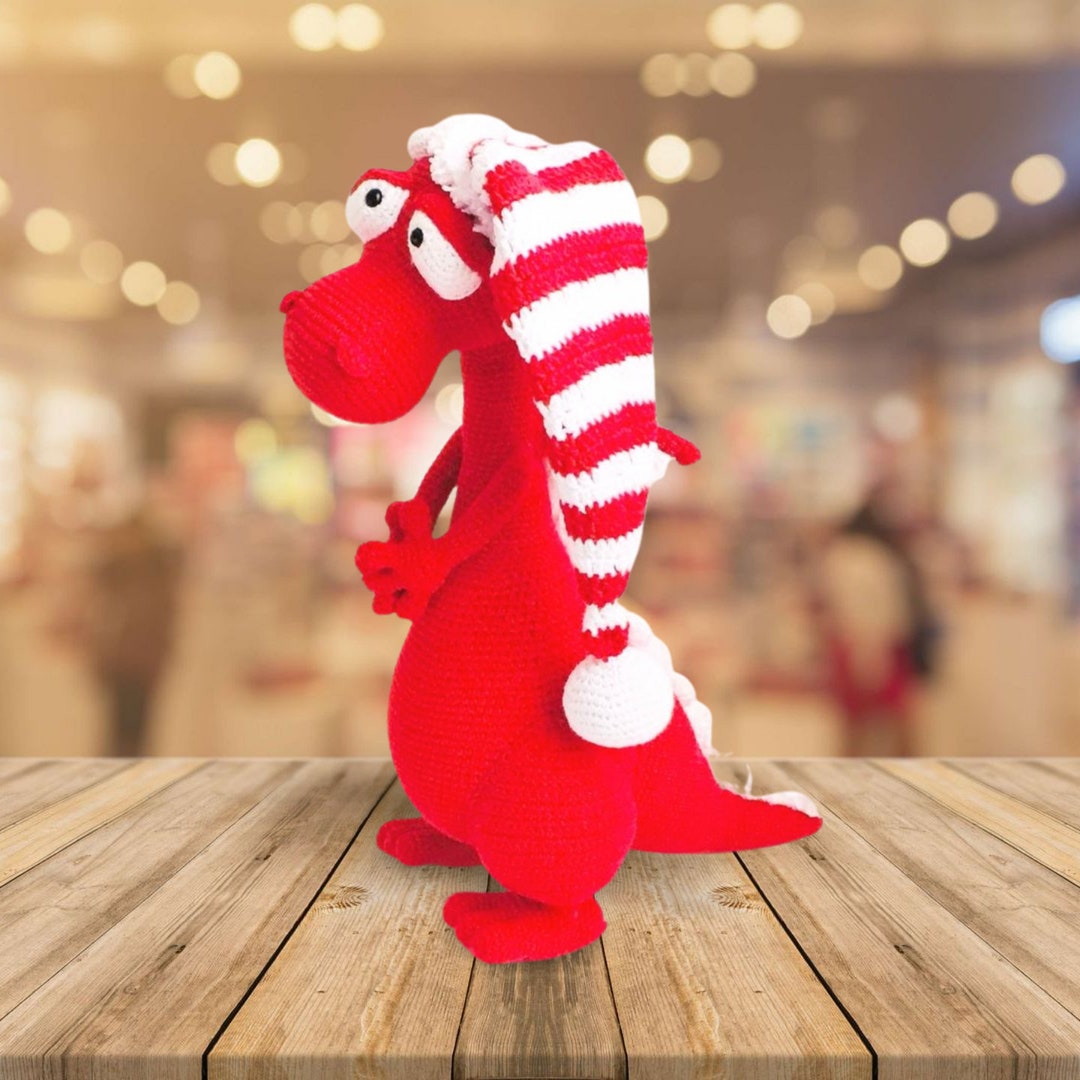 Red Dragon Toy,crochet Dragon,dragon Amigurumi,stuffed Dragon,dragon ...