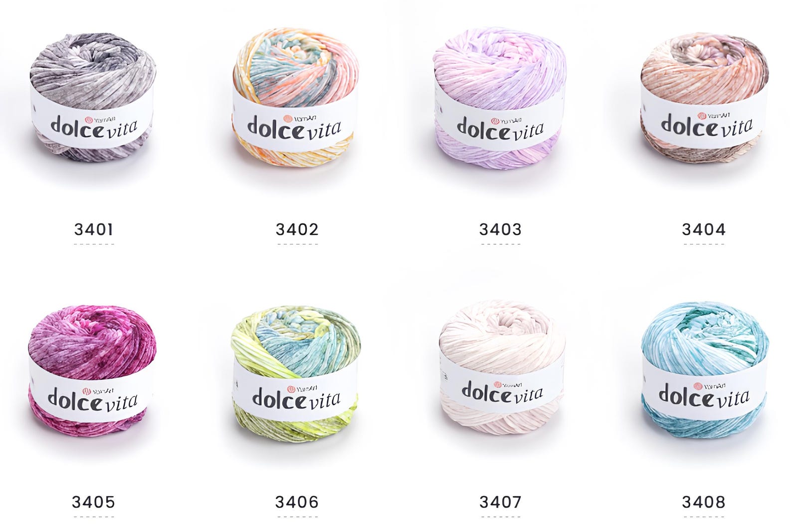 Dolce Vita Plush Micro Polyester Yarn – Velvet Knitting & Crochet ...