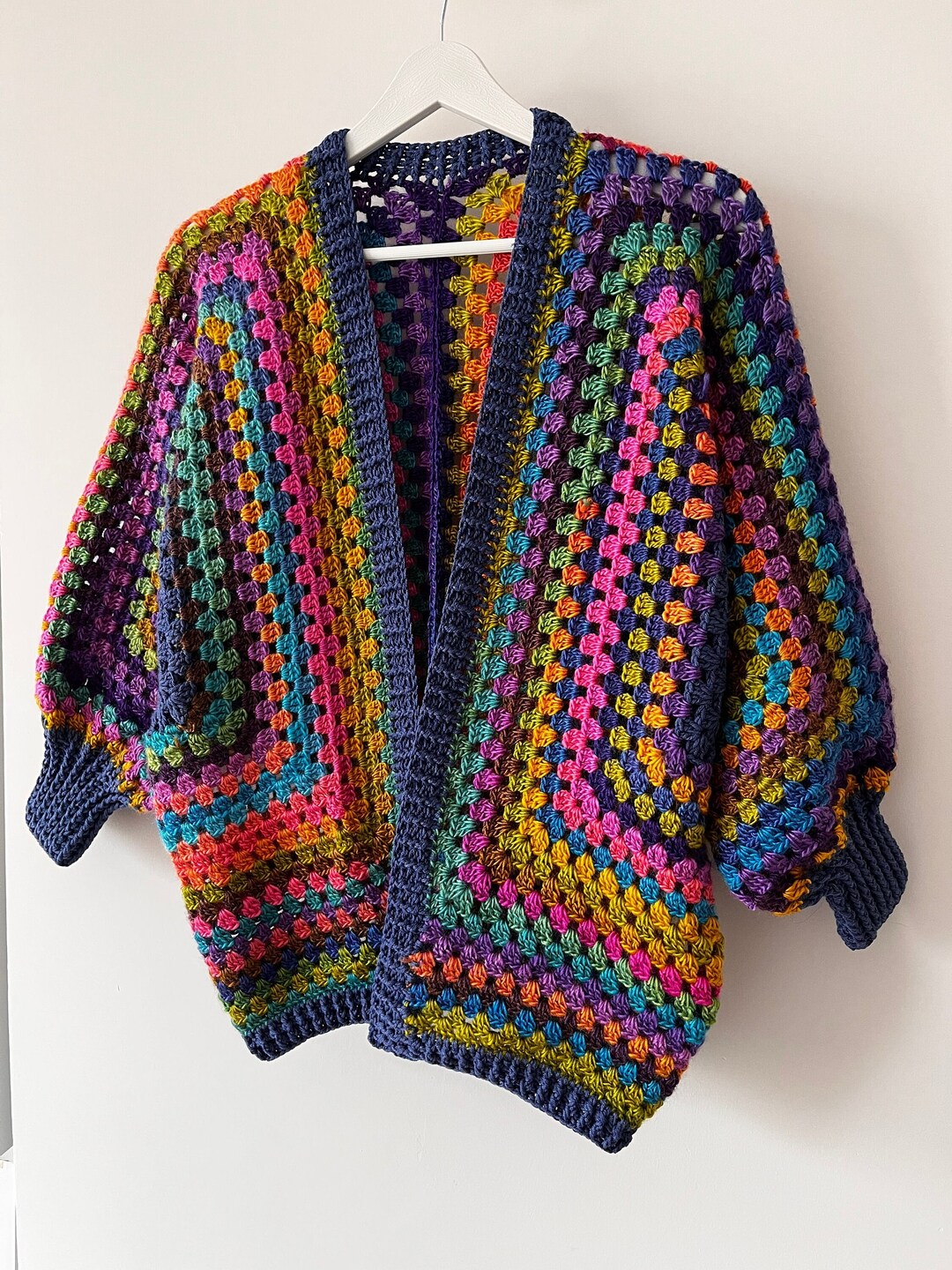 Crochet Hexagon Jacket,women Handmade Cardigan ,handmade Cotton Yarn ...