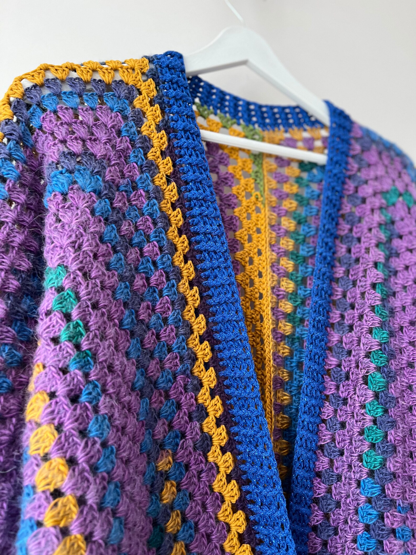 Crochet Hexagon Jacketwomen Handmade Cardigan handmade - Etsy