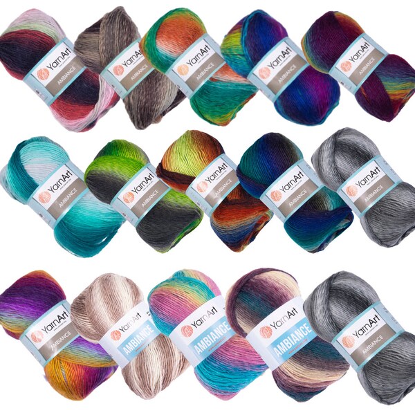 Multicolor Wool Yarn - Etsy