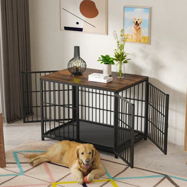Triple Dog Crate - Etsy