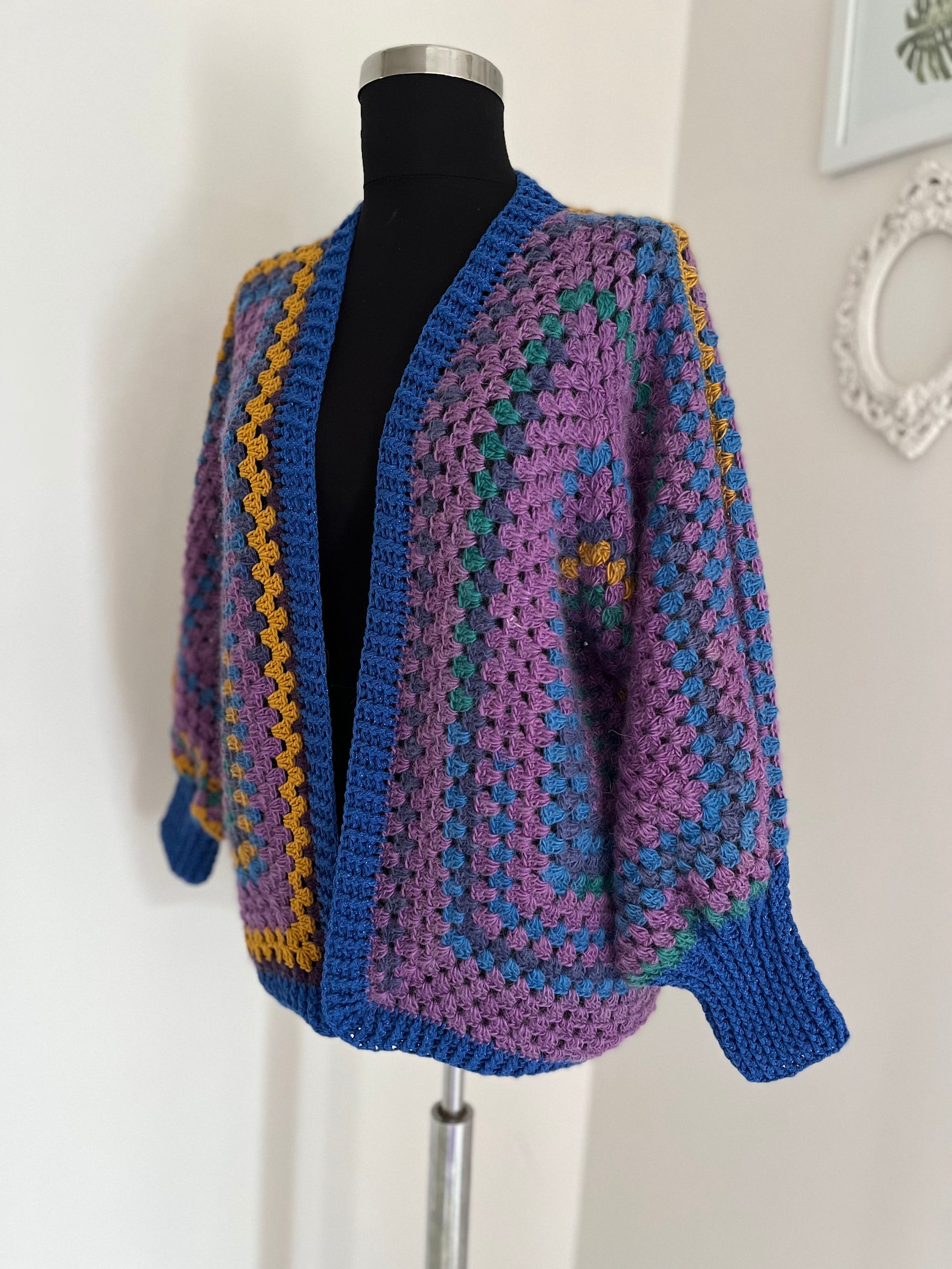 Crochet Hexagon Jacketwomen Handmade Cardigan handmade - Etsy