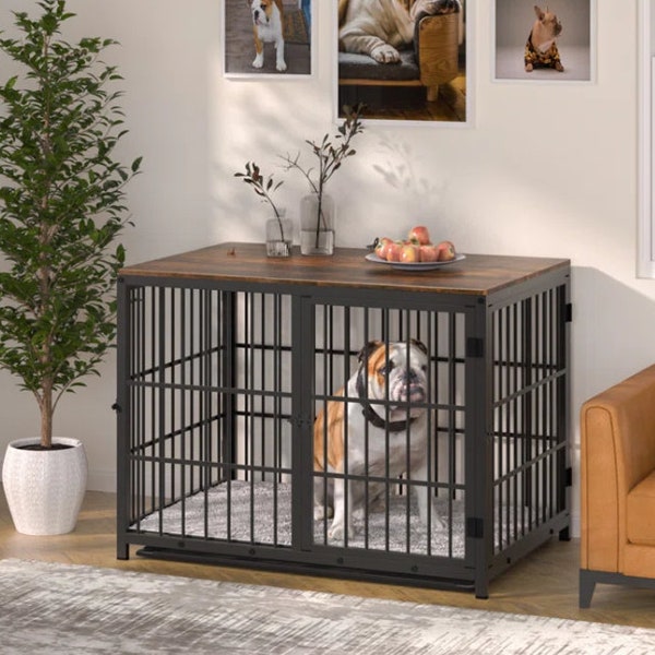 Triple Dog Crate - Etsy