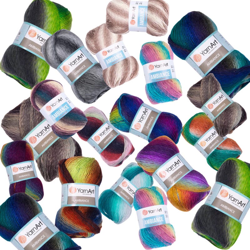 Multicolor Wool Yarn - Etsy