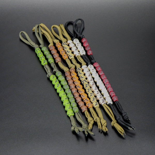 Skull Paracord Bead - Etsy