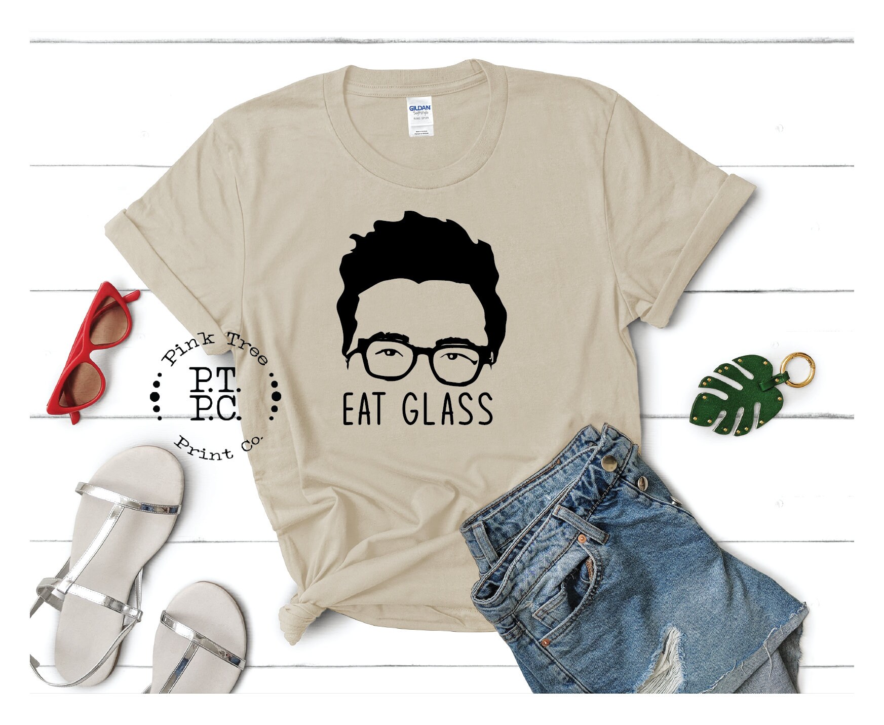 EAT GLASS David Rose Unisex Fan Tee Shirt Great T-shirt Gift - Etsy