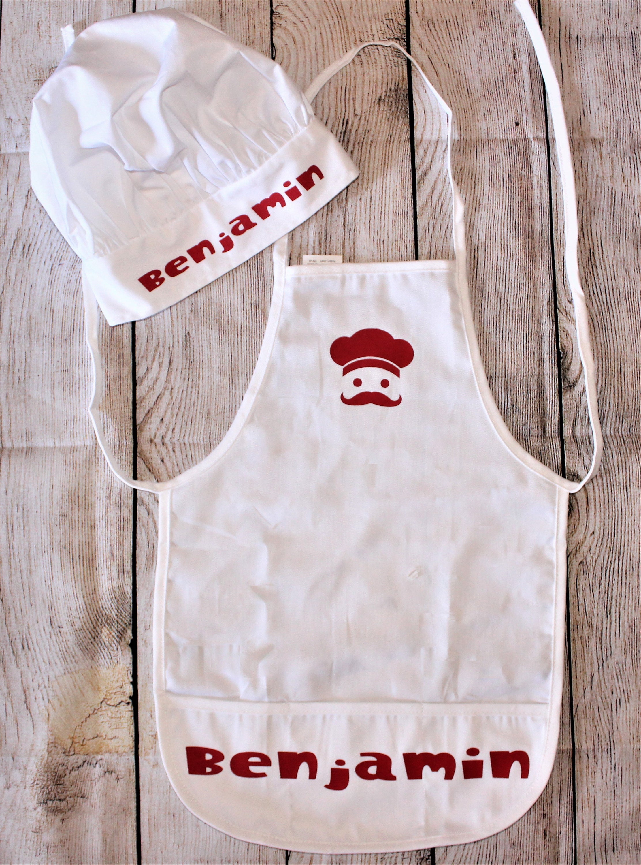Personalized Chef Apron and Hat - Etsy