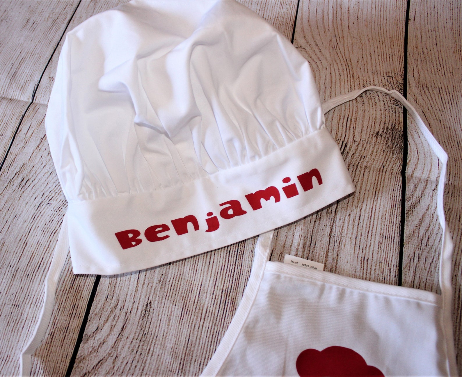 Personalized Chef Apron and Hat - Etsy