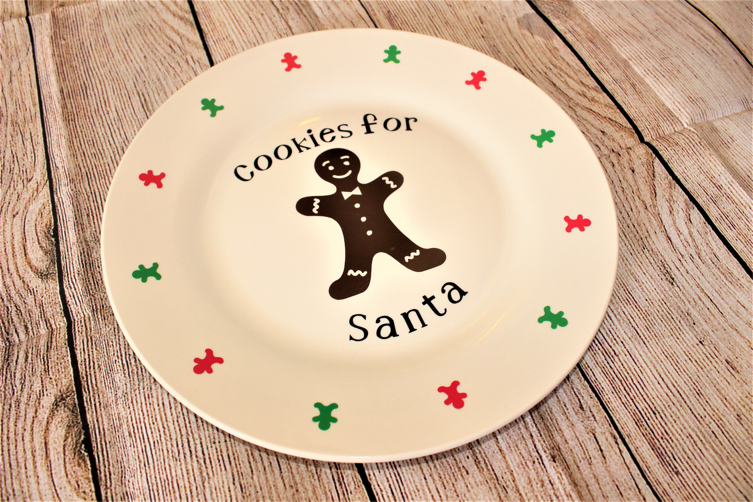Cookies for Santa Plate - Etsy