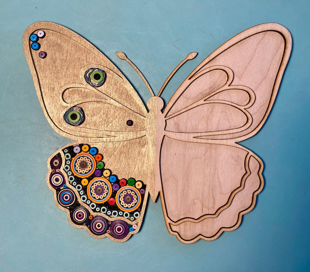 Quilling - 10 Inch Butterfly Frame for Quilling and Resin - Etsy