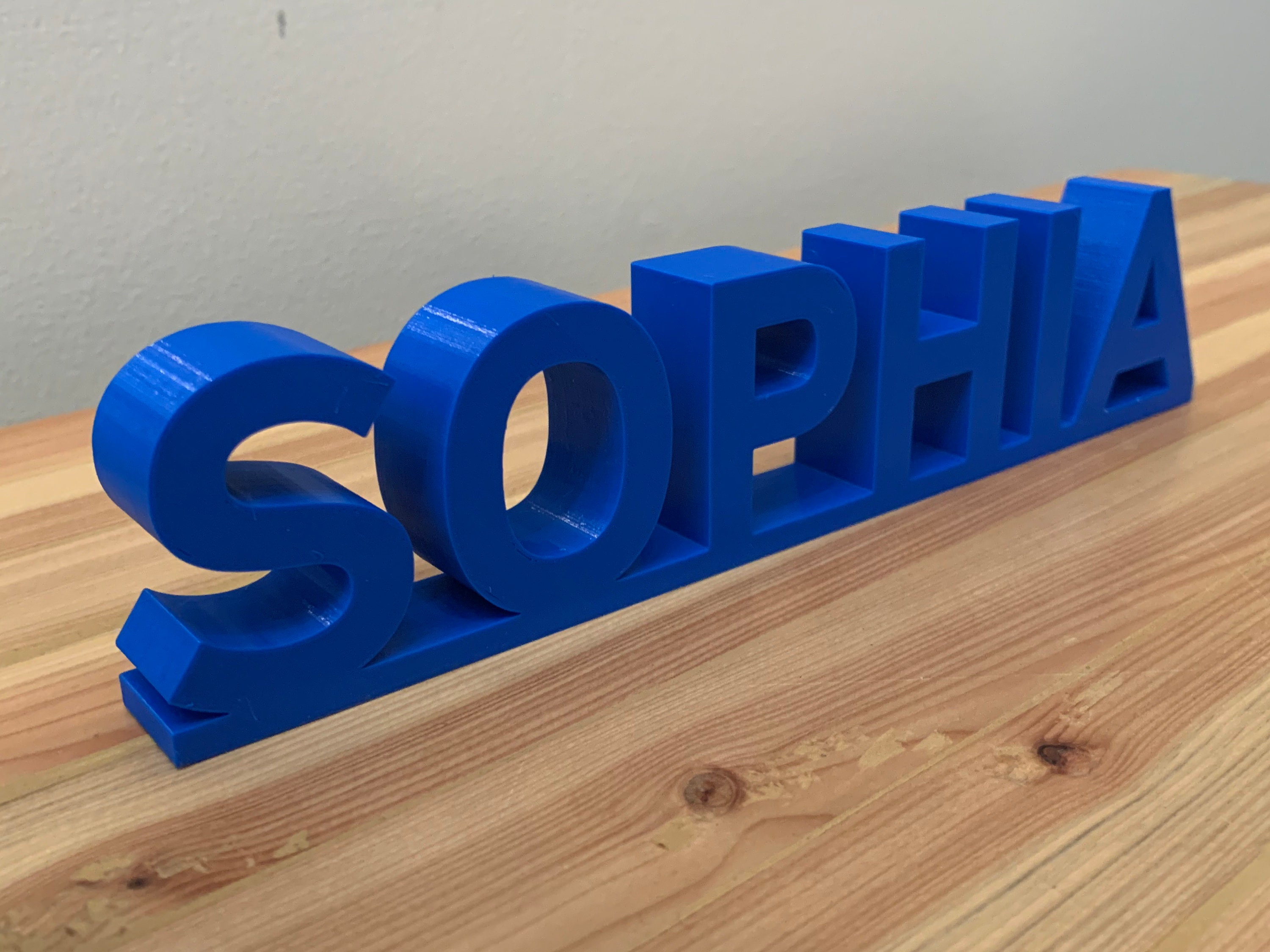 Custom 3D Printed Name Tag - Etsy