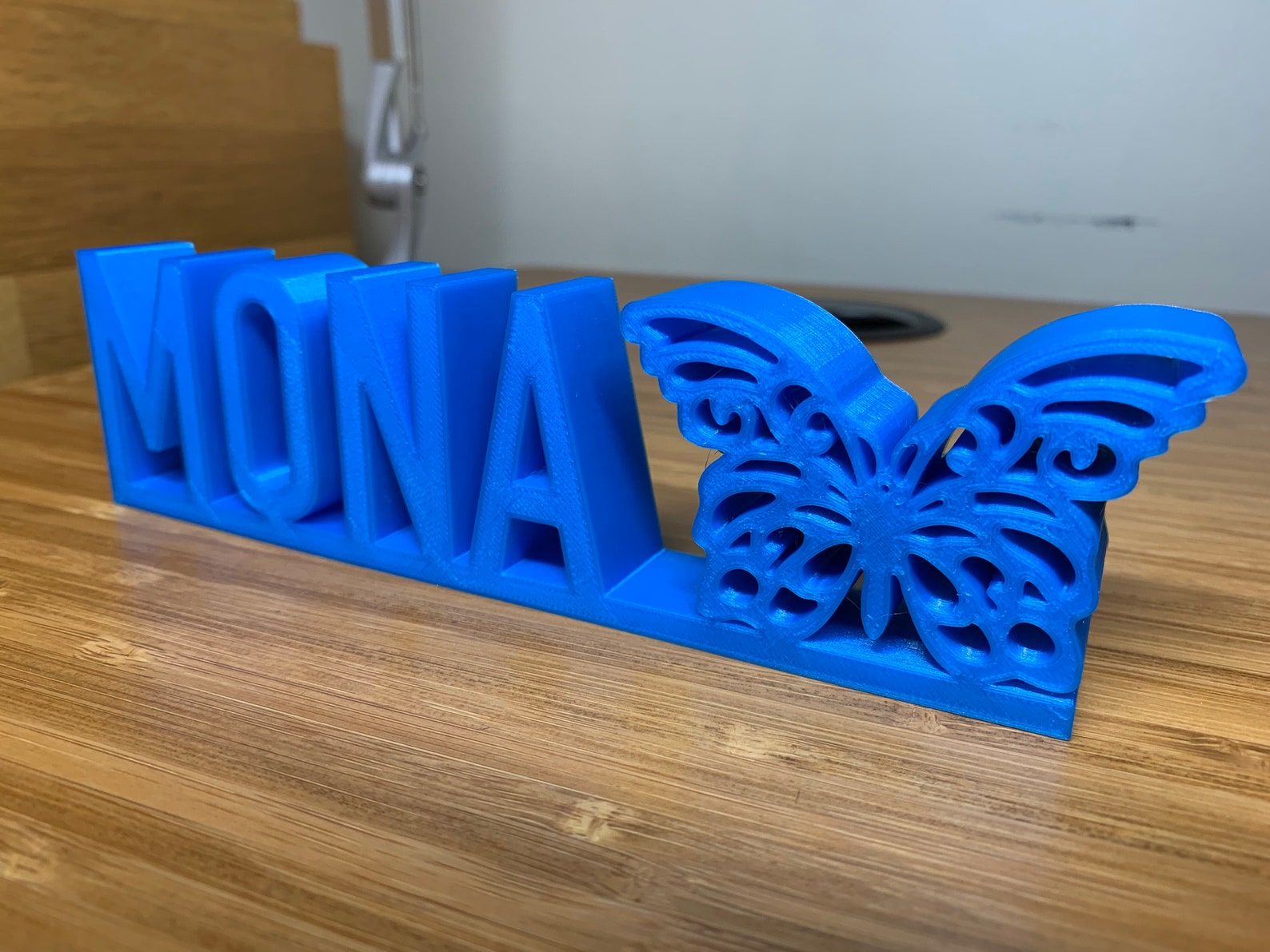 Custom 3D Printed Name Tag With Icon Etsy