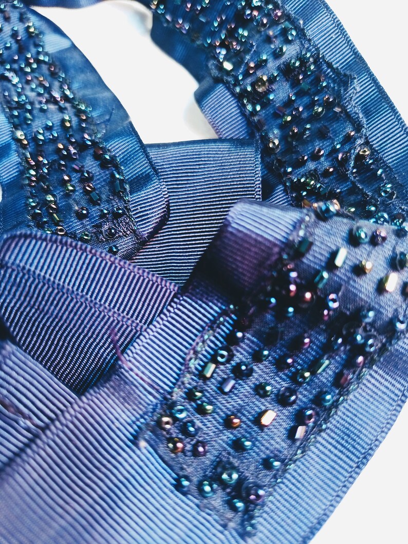 Belt of Ribbon and Beads - Etsy