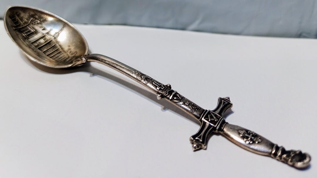 Spoon, Masonic Souvenir Washington Sterling Silver - Etsy