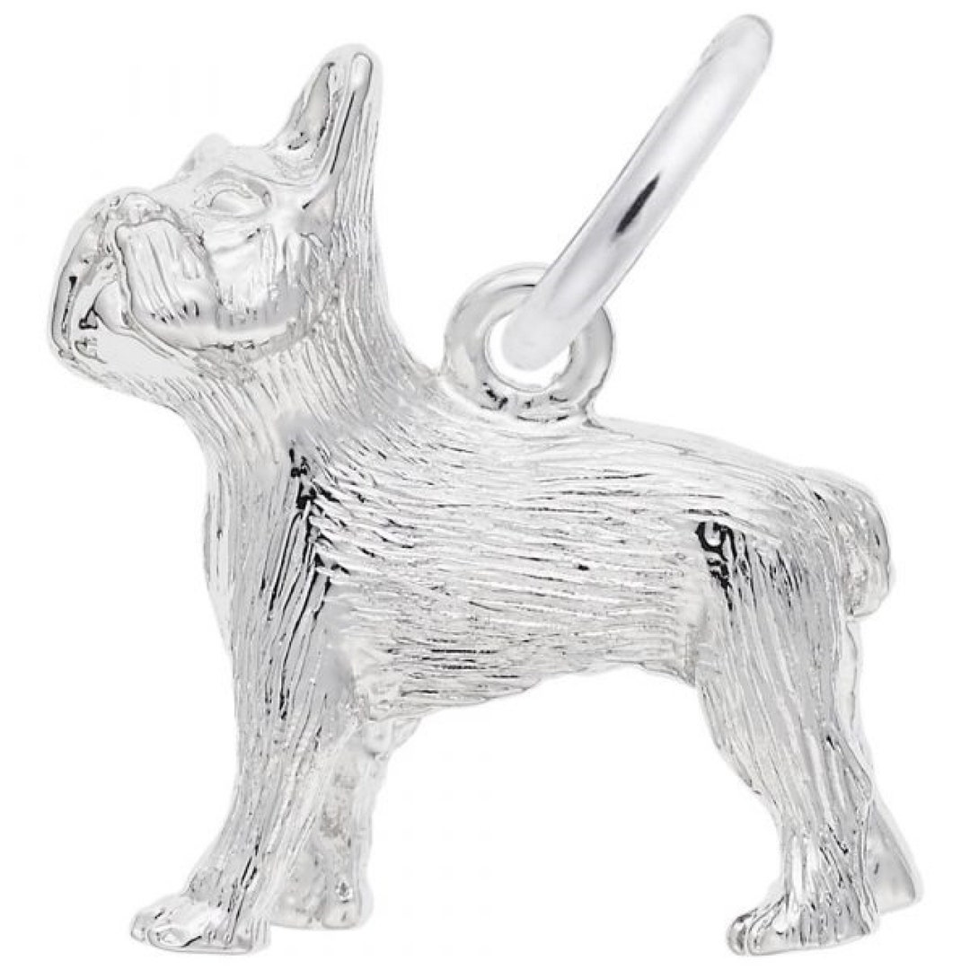 Sterling Silver Dog Charms - French Bulldog, Afghan, Boxer, St. Bernard ...