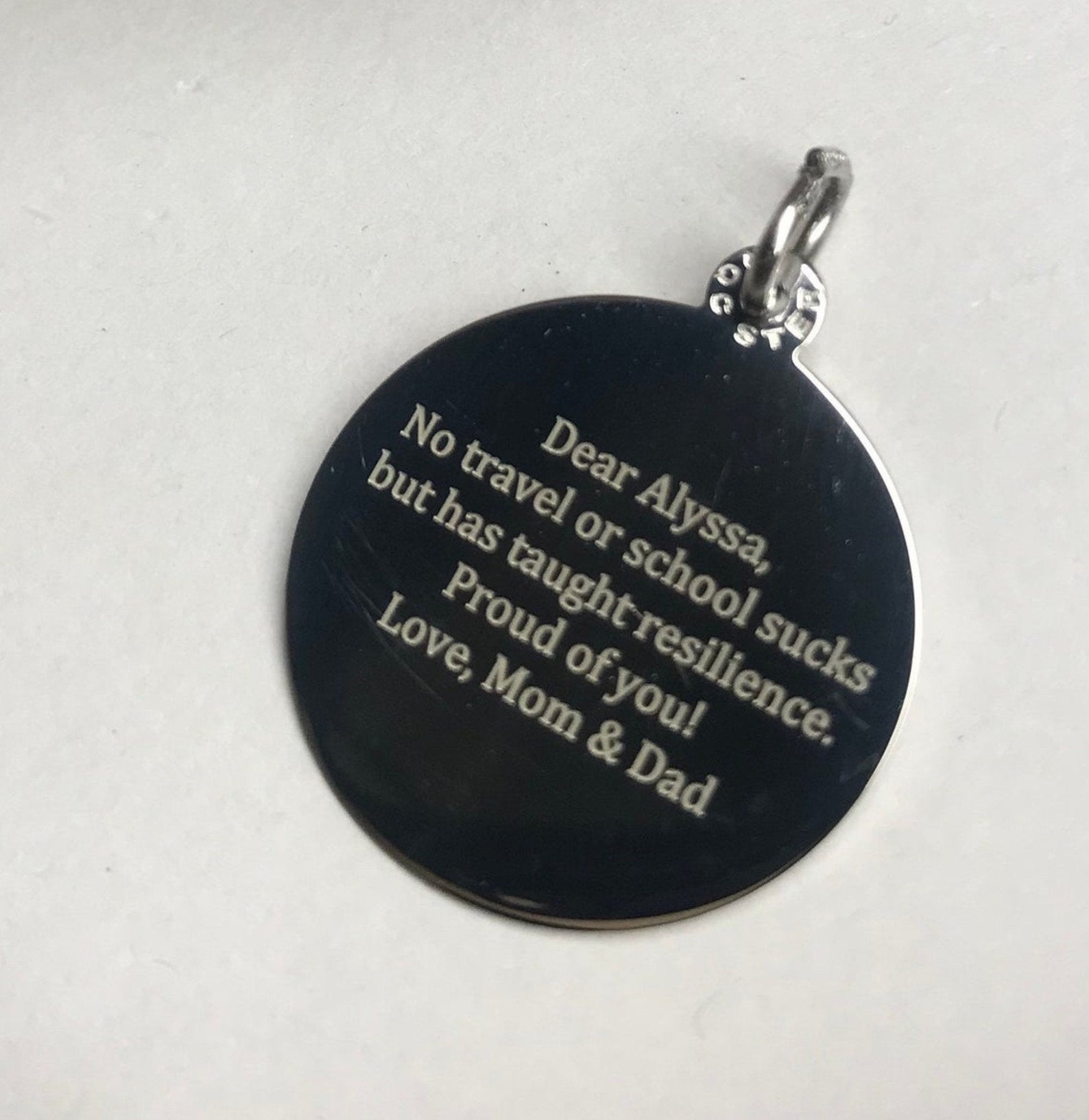 Engravable Sterling Silver Charms Extra Large Classic Heart | Etsy