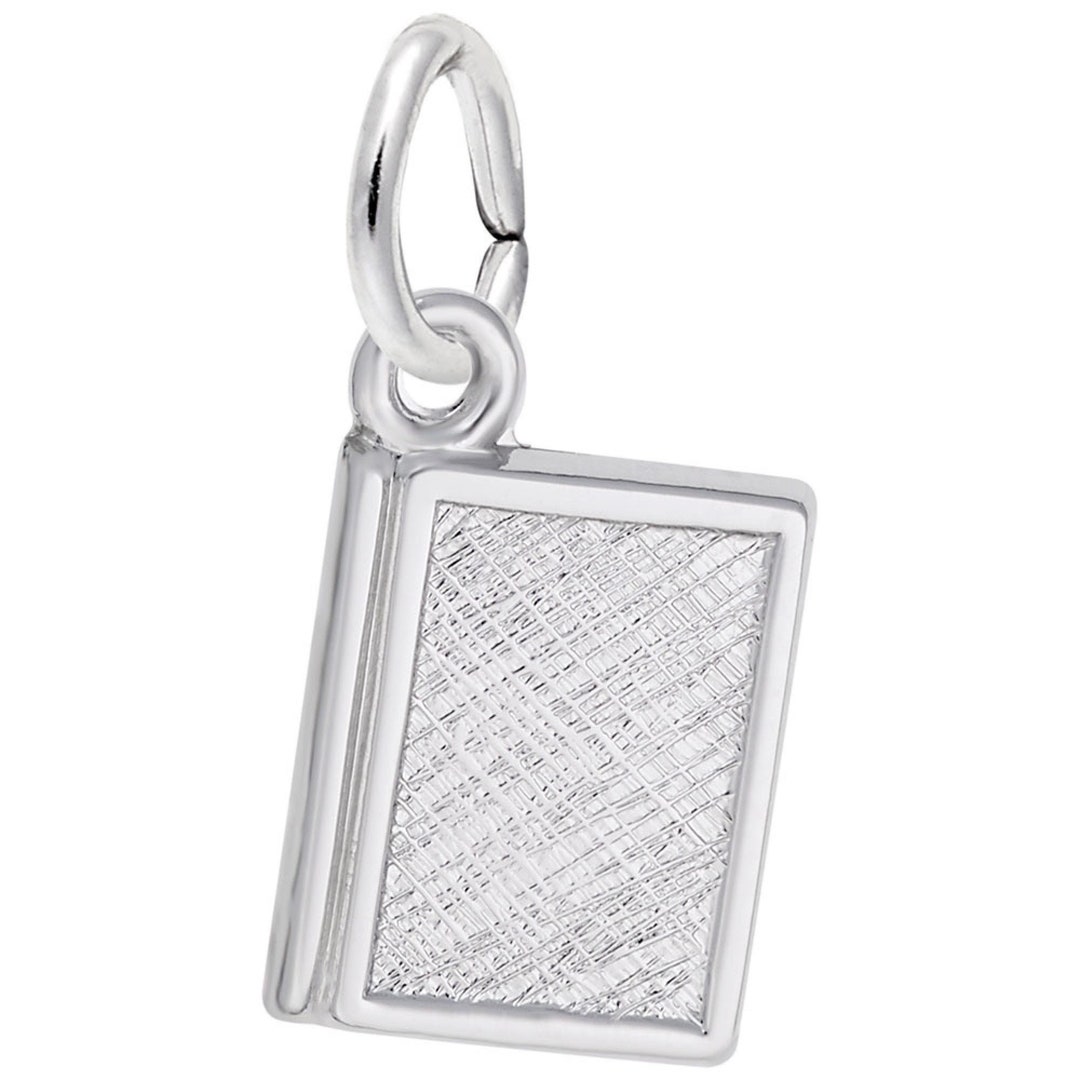 Book Charms (engravable Sterling Silver and Gold Plated Charms ...