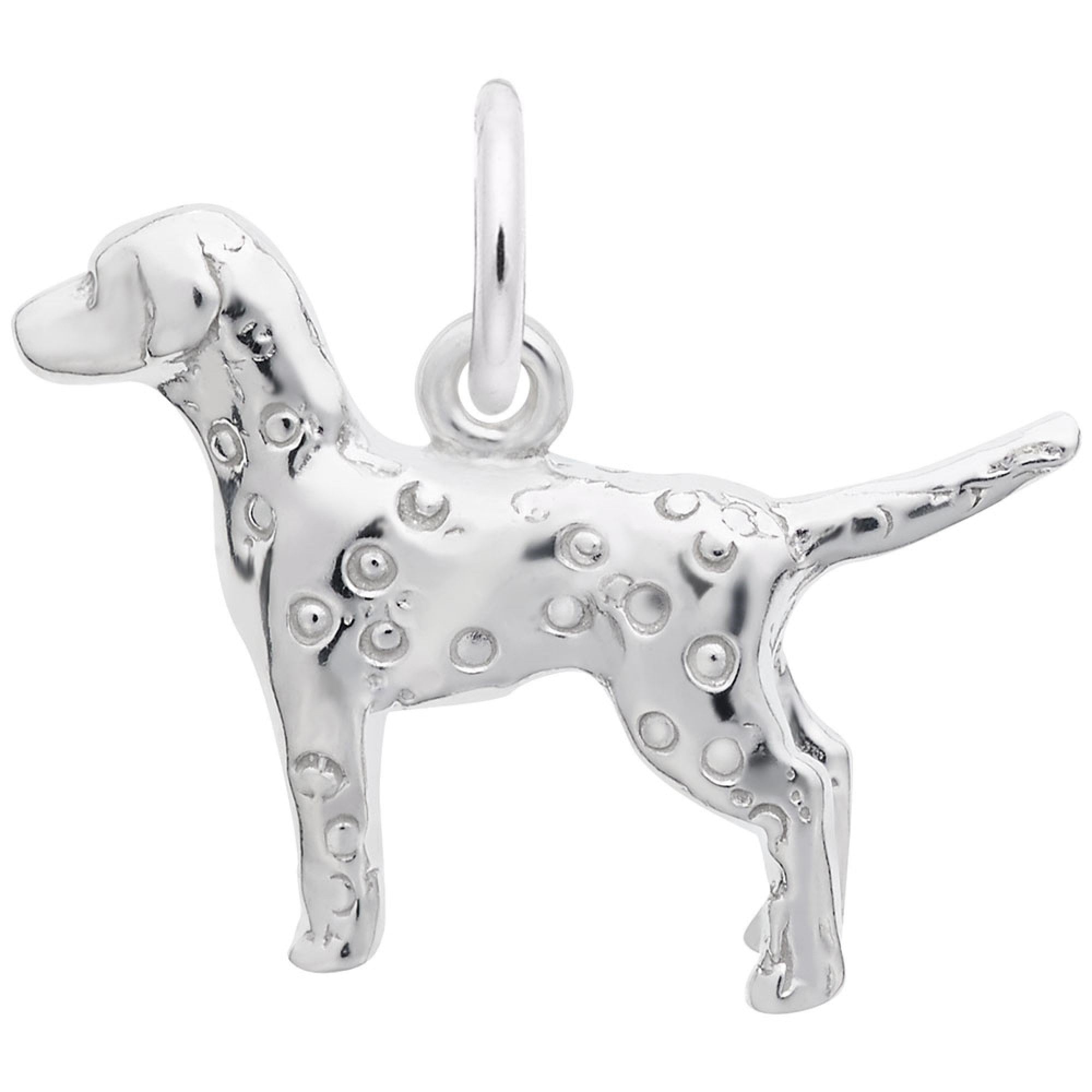 Sterling Silver Dalmatian Dog Charm Craft Supplies & Tools Jewelry ...