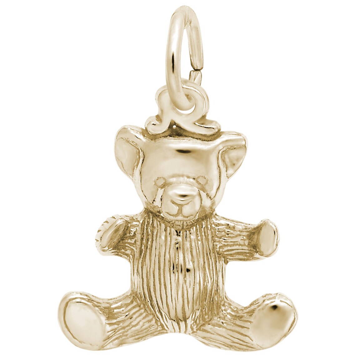 Teddy Bear Charm (sterling Silver Charms) | Silver Teddy Bear Charms ...