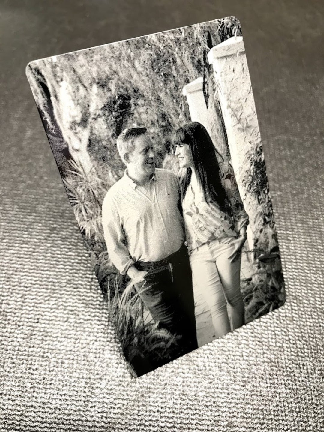 Engraved Picture Wallet Insert Front & Back Engraving Laser - Etsy