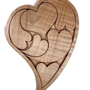 Heart Tray Puzzle - Etsy