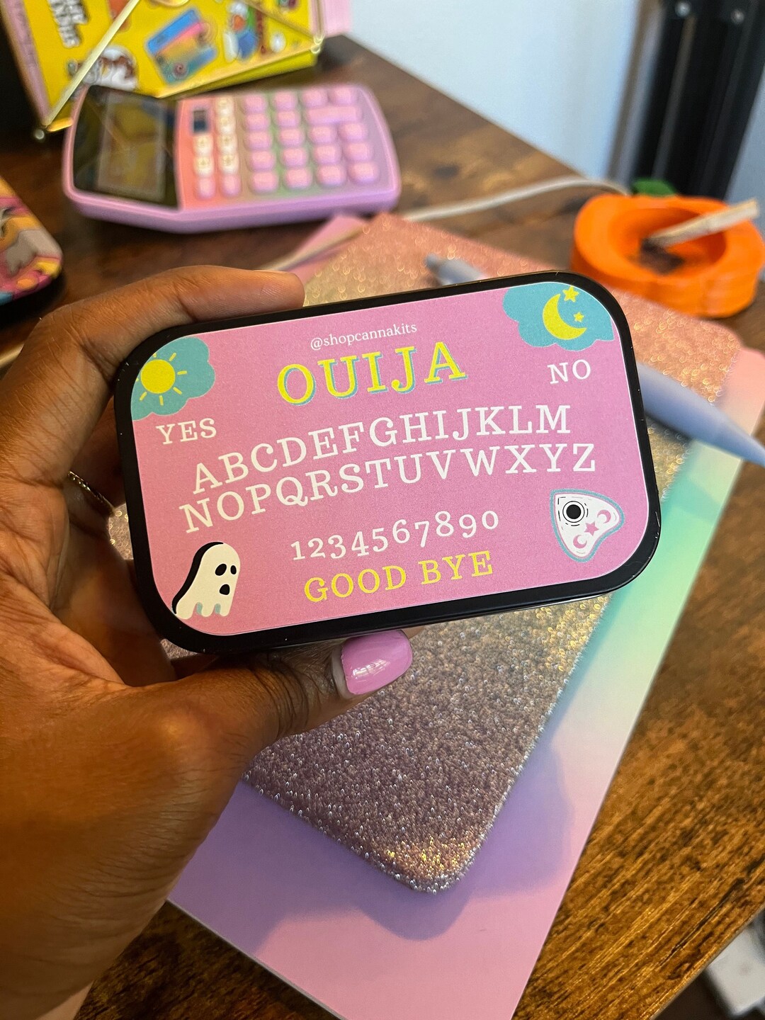 Ouija Board Joint Kit, Stoner Kit, Stashbox, Smoking Accessories, Grinder, Smoke Kits, Stoner ...