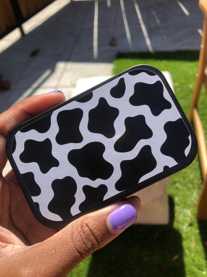 Cow Print Joint Kit Stoner Kit Stoner Gifts Stash Box - Etsy