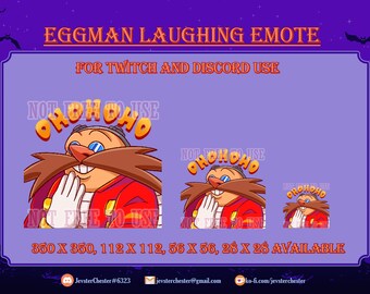 ANIMATED Sonic the Hedgehog Dr Eggman Emote Twitch or Discord, Kawaii ...