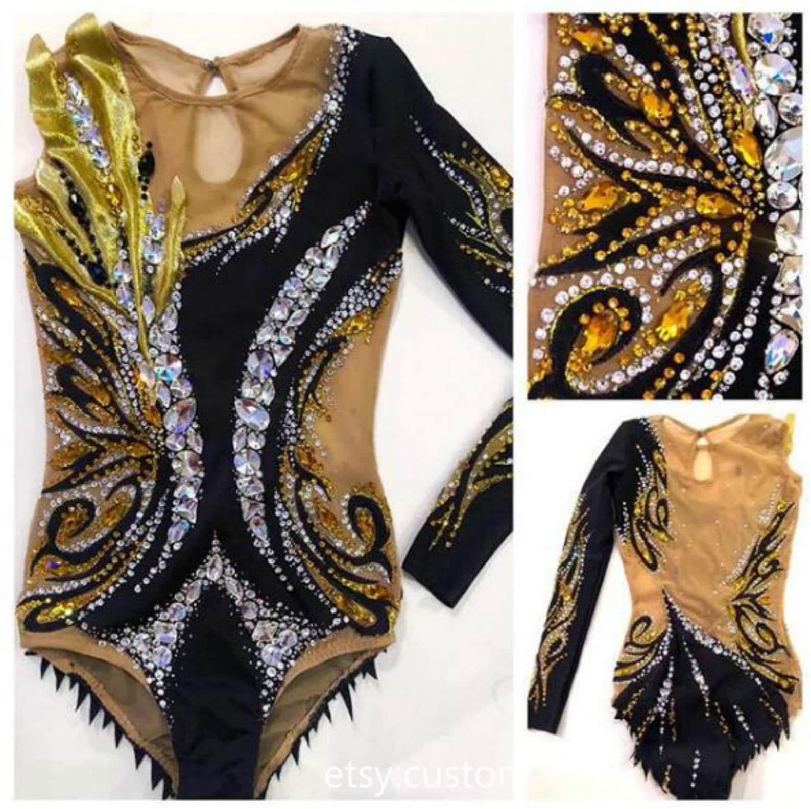 Leotard Designs Rhythmic Gymnastics Custom T002 - Etsy