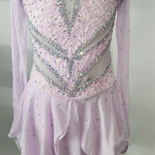 Girls Competition Ice Skating Dress for Women Custom Figure - Etsy