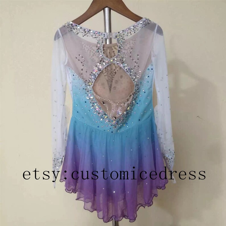 Women Competition Ice Skating Dress for Girls Custom Ice - Etsy