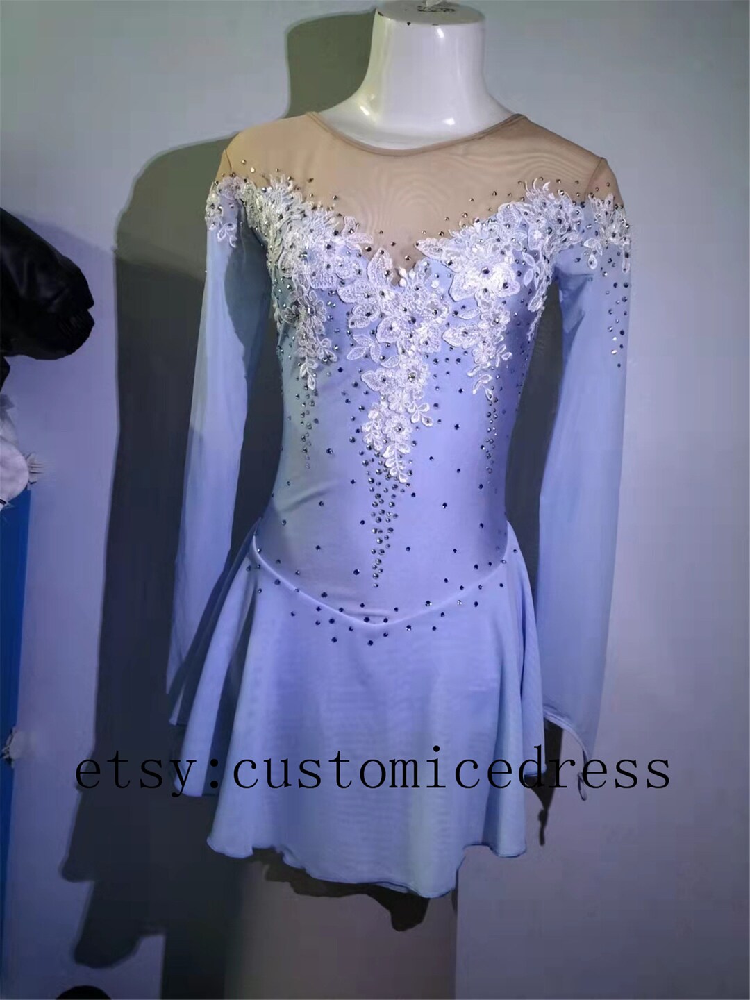 Girls Competition Ice Skating Dress for Women Custom Figure Skating ...