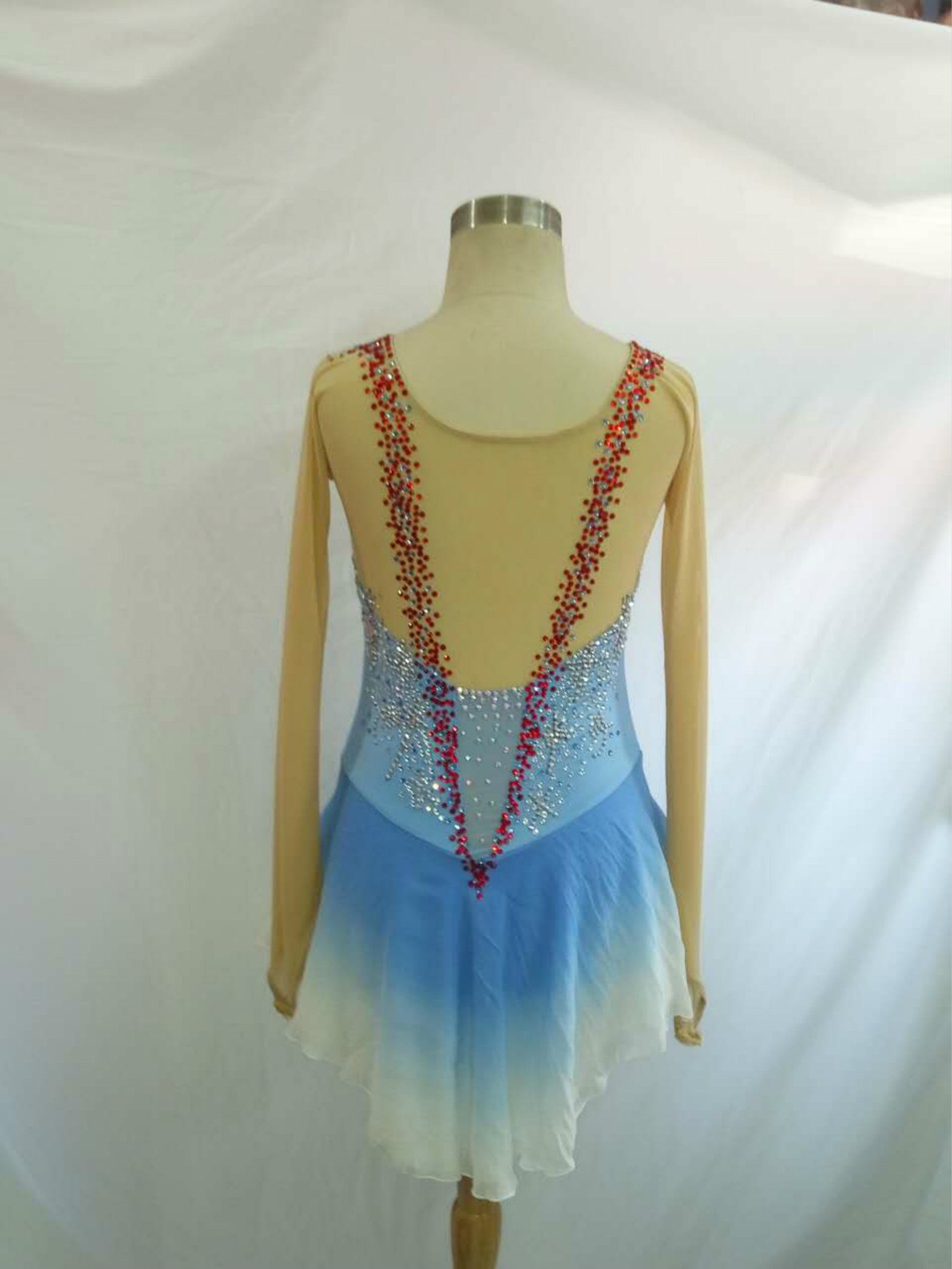 Custom Figure Skating Dresses Adult Blue | Etsy