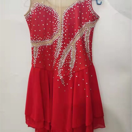 Ice Dance Dresses Custom Girls Beaded Custom Women Competition - Etsy