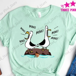 Nemo Seagull MINE MINE MINE Shirt, Finding Nemo Shirt E4977 - Etsy