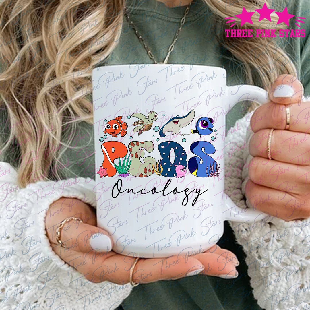 Finding Nemo Pediatric Oncology Nurse Mug, PEDS Oncology Nurse Mug ...