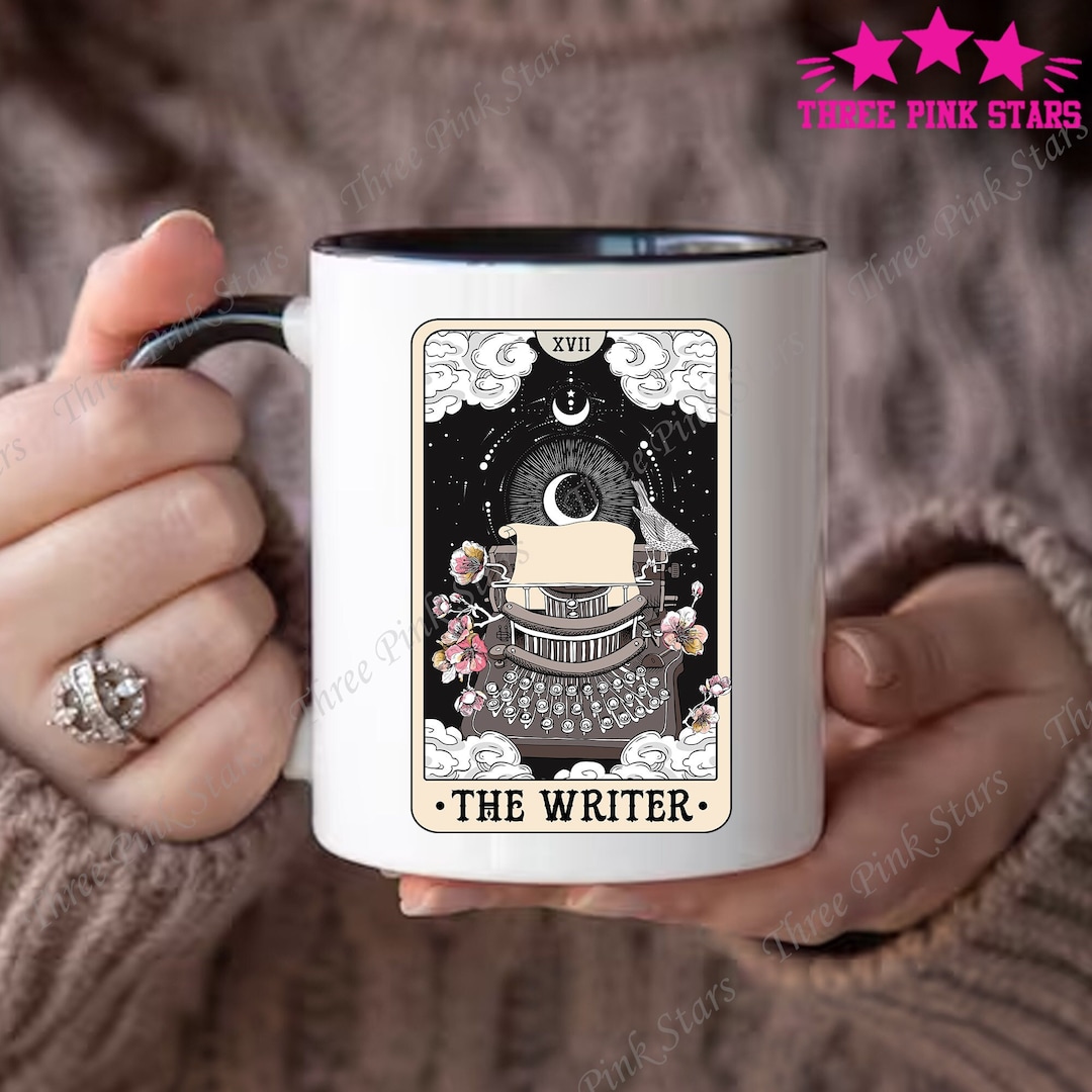 Writer Mug, the Writer Tarot Mug, Gift for Author, Journalist Gift ...
