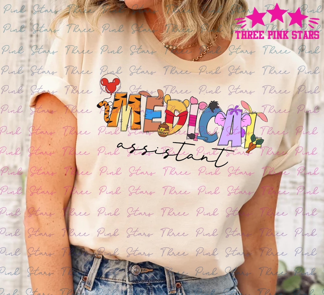 Medical Assistant Winnie the Pooh Shirt, Gift for MA E5629 - Etsy