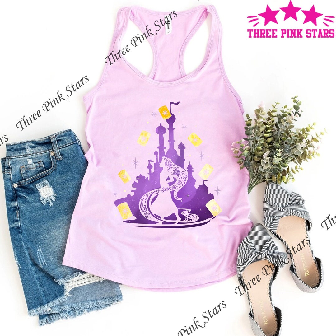 Rapunzel Princess Castle Tank Top, Tangled Tank Top E3764 - Etsy