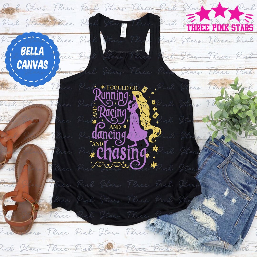 Tangled Run Tank Top, Rapunzel Running Tank Top E4966 - Etsy