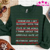 Todd Margo Christmas Sweatshirt - Why is the Carpet All Wet Todd I Don ...