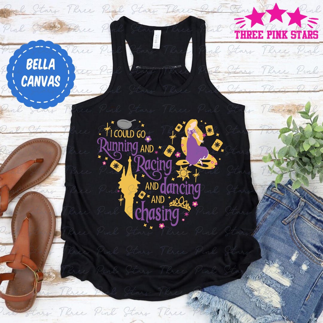 Tangled Run Tank Top, Rapunzel Running Tank Top E8954 - Etsy