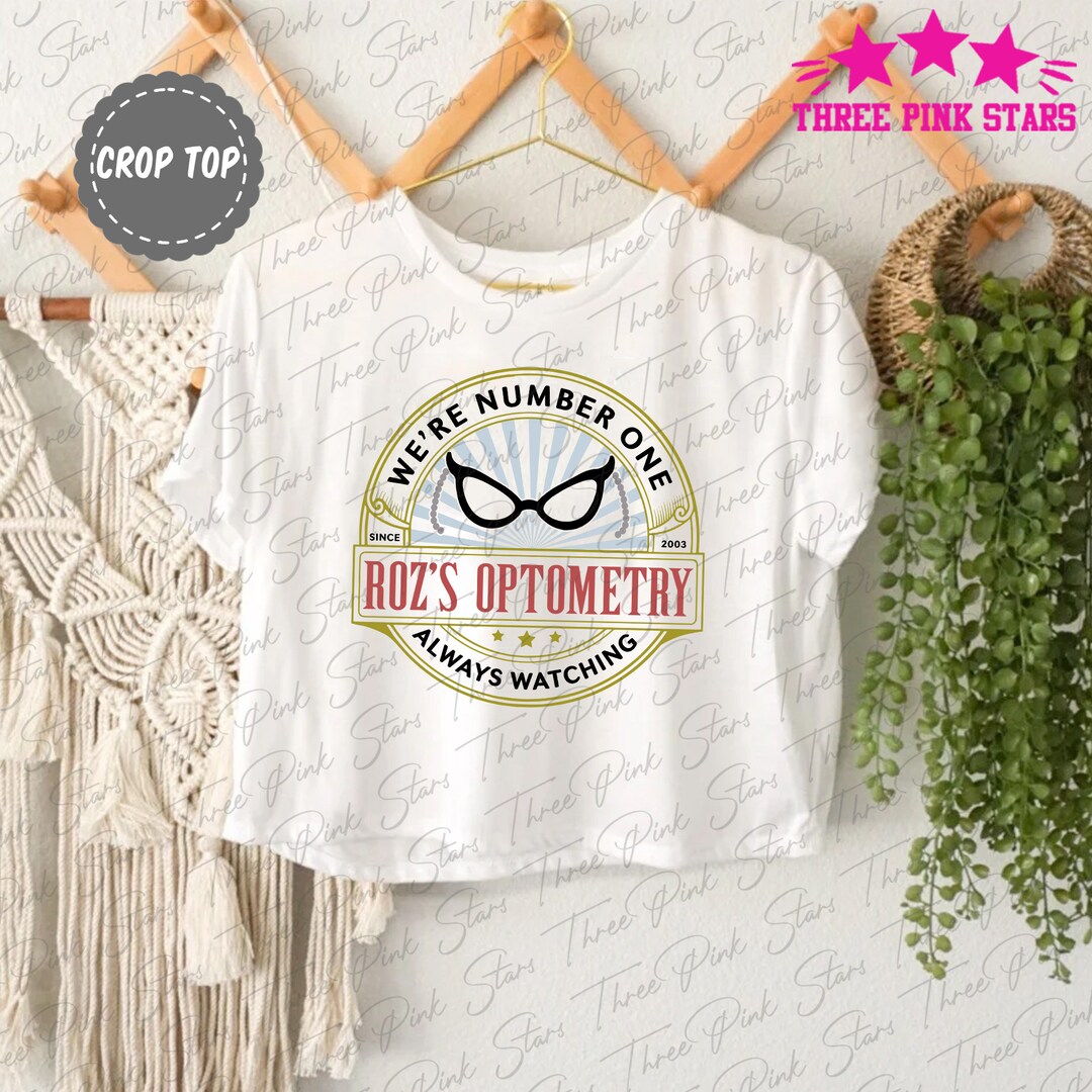 Roz Monsters Inc Crop Top, Roz Optometry Crop Tee E5211 - Etsy