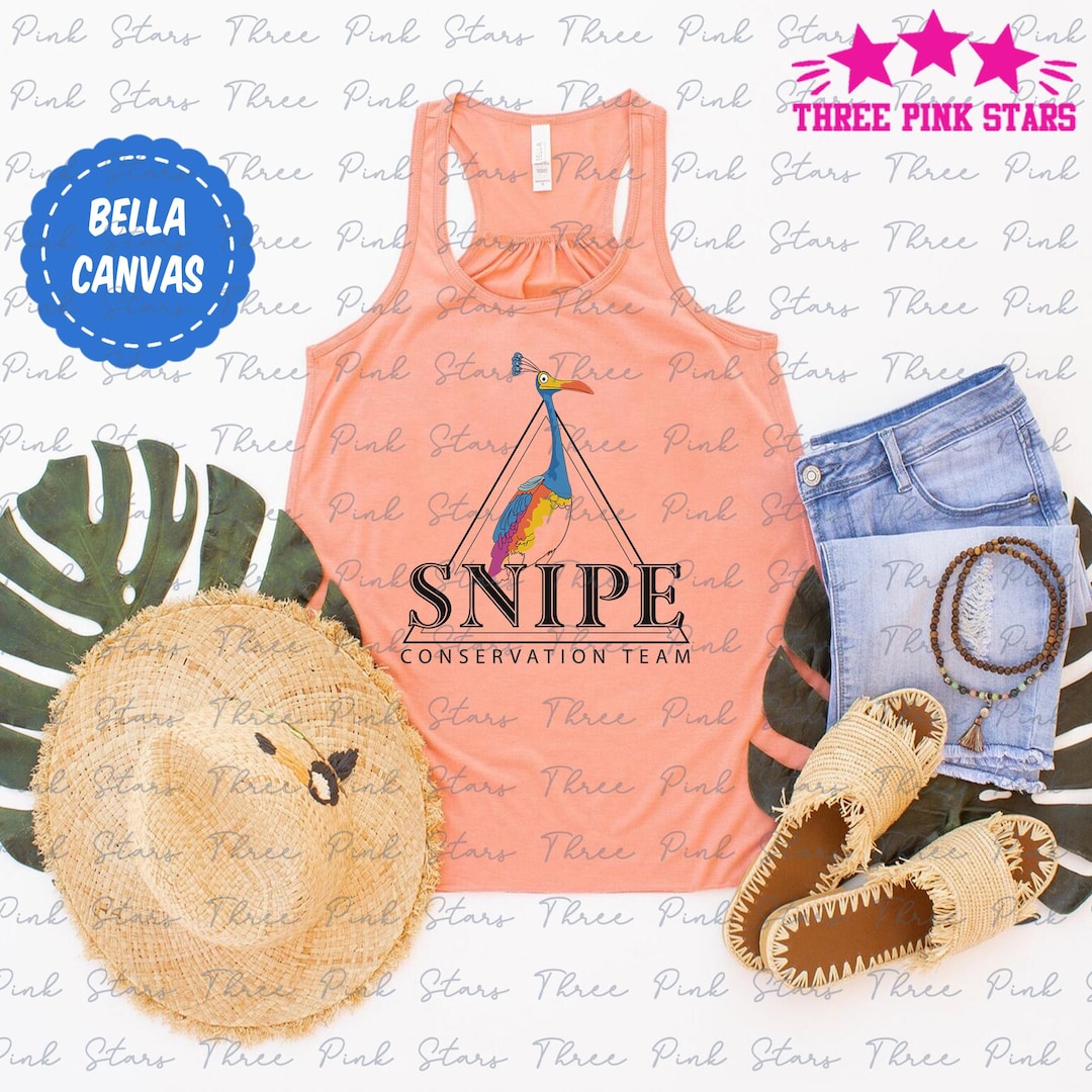 Snipe Conservation Team Tank Top, Cute Kevin Bird Paradise Falls Tank ...