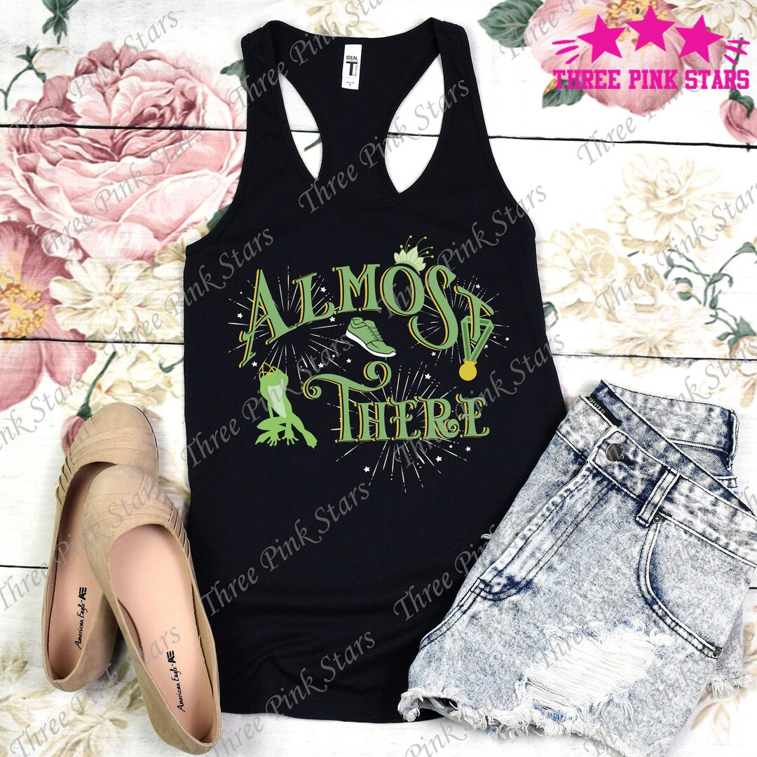 Tiana Princess Running Tank Top Almost There, Princess and the Frog ...