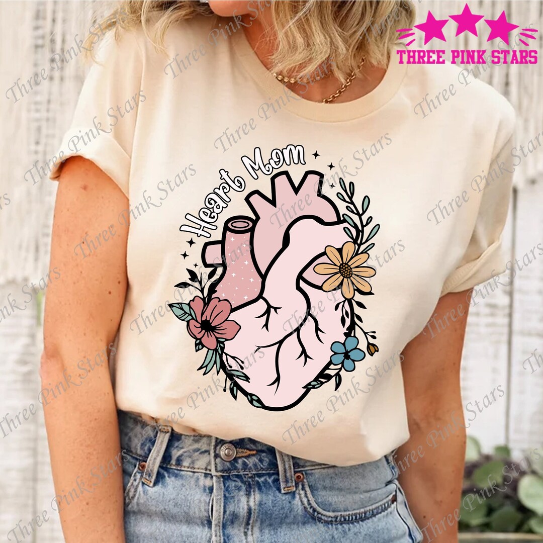 Heart Mom Shirt, Heart Warrior Mom Shirt, CHD Awareness E5030 - Etsy