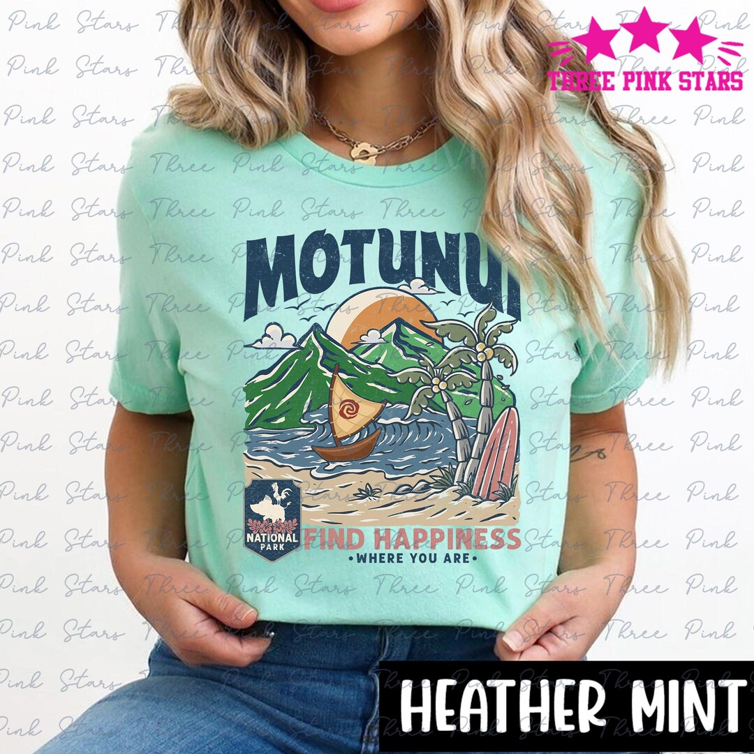 Motunui National Park Shirt, Moana Shirt E6600 - Etsy